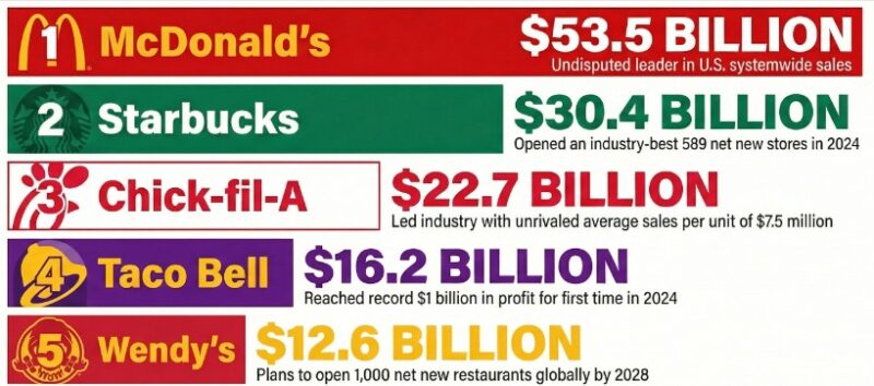 Top 50 Fast Food Chains in the U.S. - FoodIndustry.Com